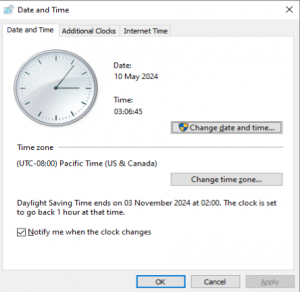 Change Time Zone in Windows 10, 11 or Server - IT Granules Blog